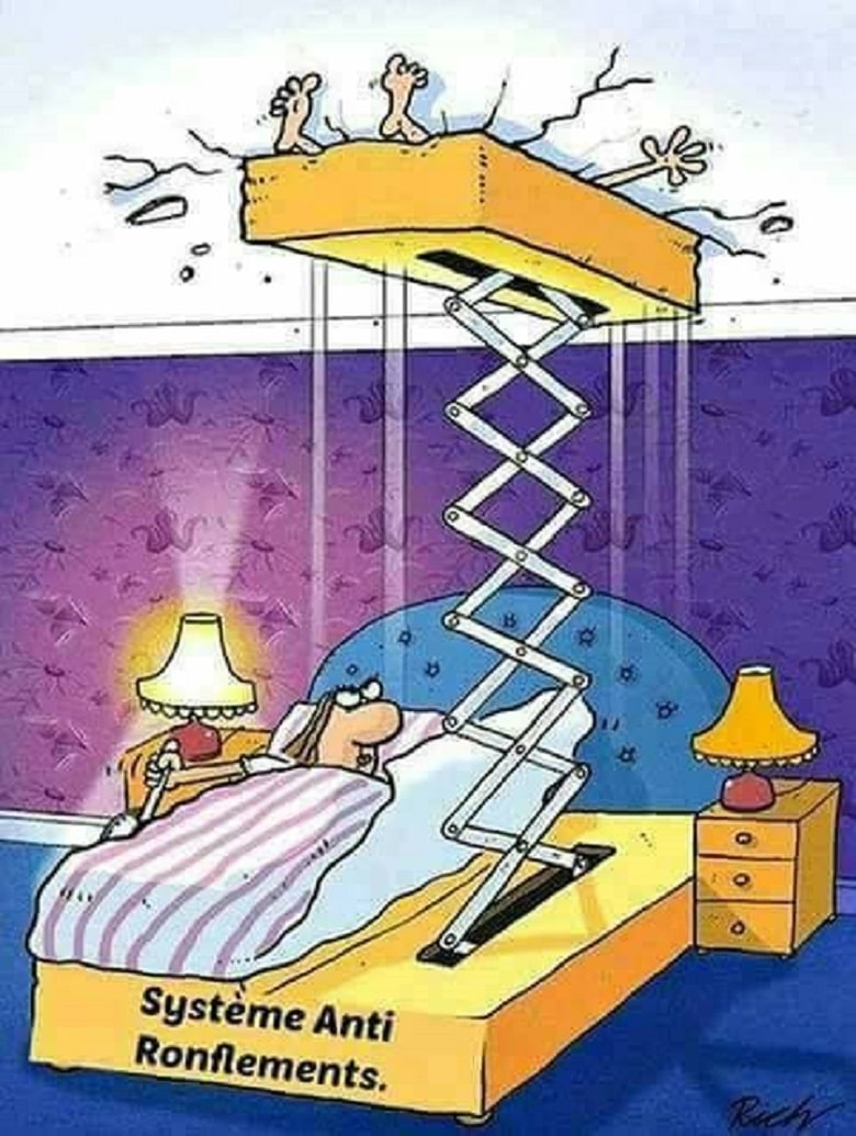 Système anti ronflements - Humour-France.fr