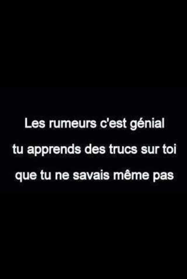 Les rumeurs c'est génial - Humour-France.fr