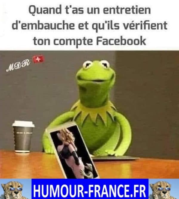 Quand t'as un entretien d'embauche et qu'ils vérifient ton compte