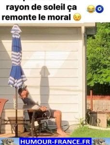 Un rayon de soleil ça remonte le moral - Humour-France.fr