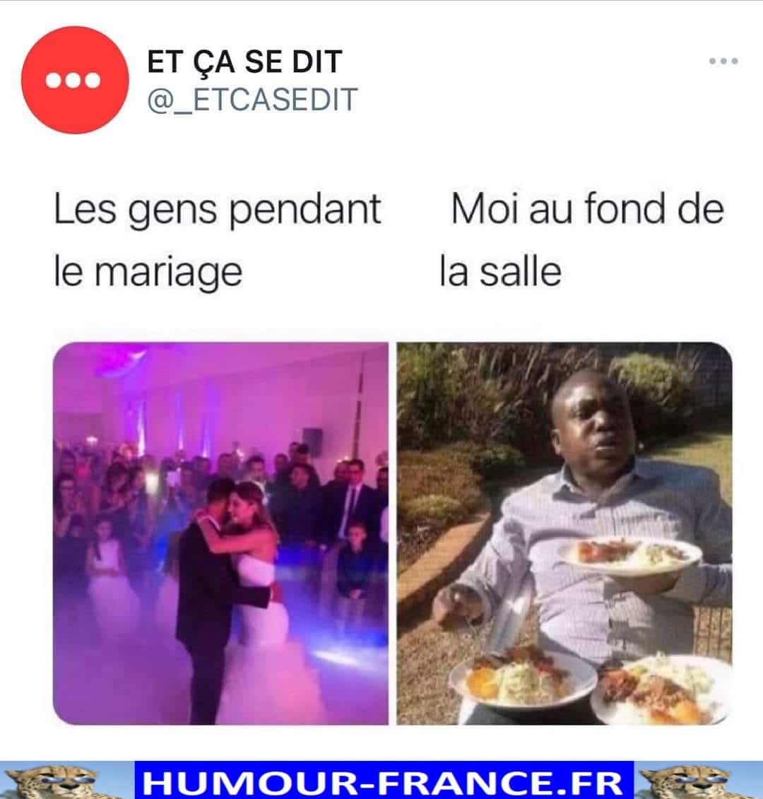 Les gens pendant le mariage. - Humour-France.fr