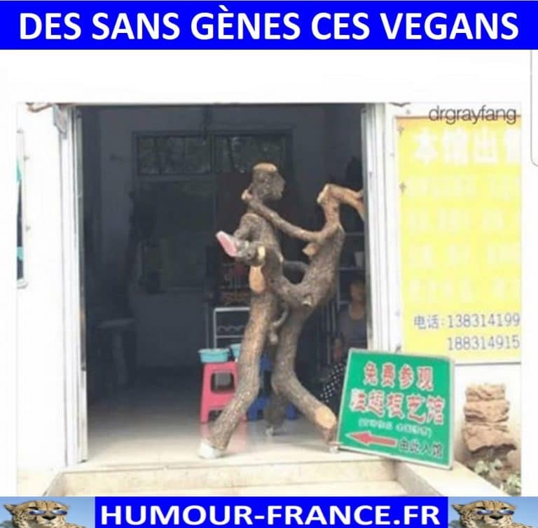 Des sans gènes ces végans. - Humour-France.fr