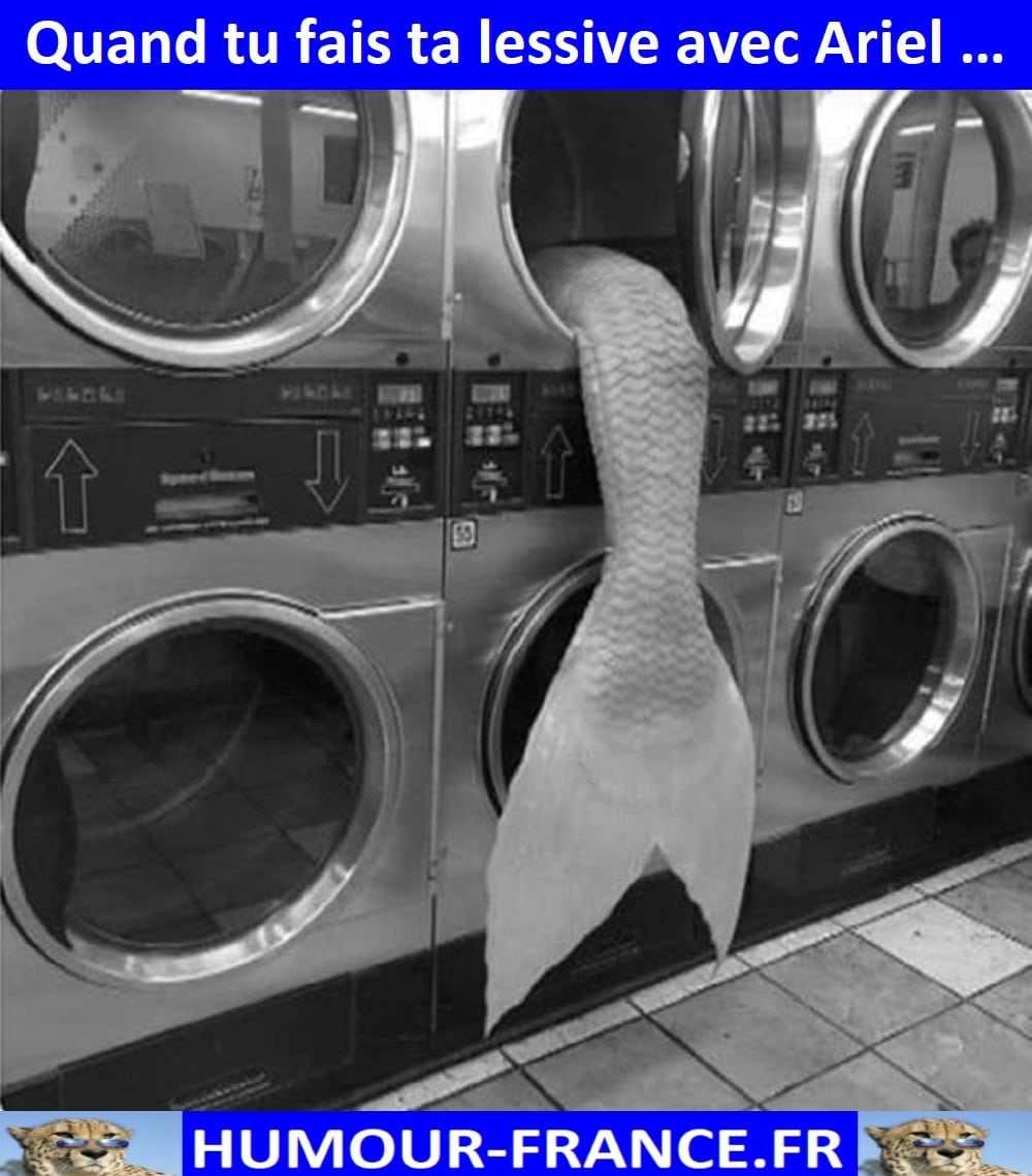 Quand tu fais ta lessive avec Ariel … - Humour-France.fr