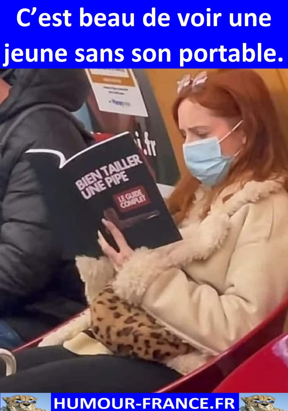 C’est beau de voir une jeune sans son portable. - Humour-France.fr