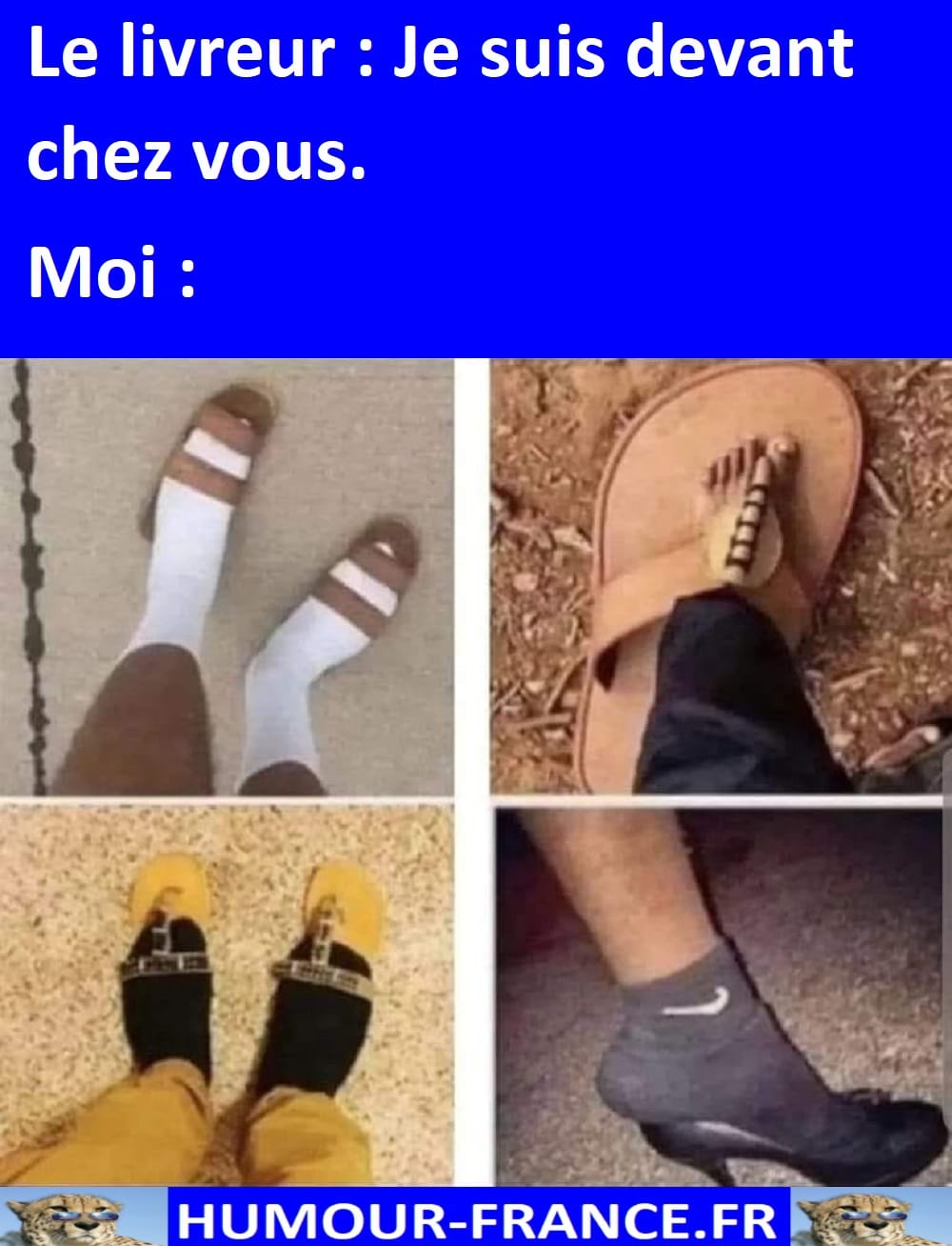 Le livreur : Je suis devant chez vous. - Humour-France.fr