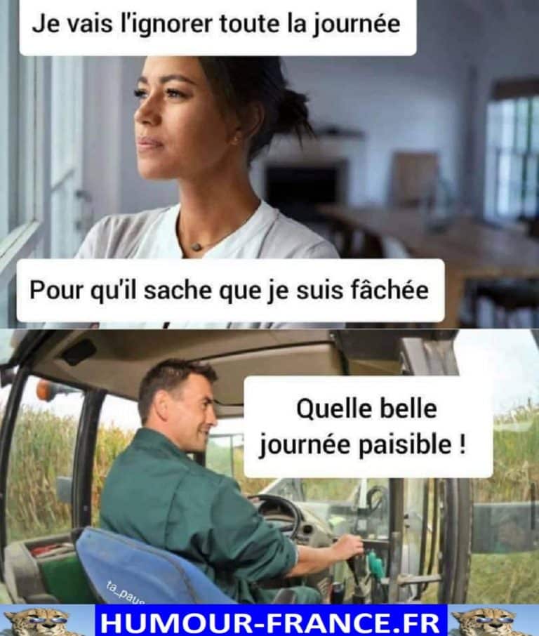 Je vais l'ignorer toute la journée pour qu'il sache que je suis fâchée.