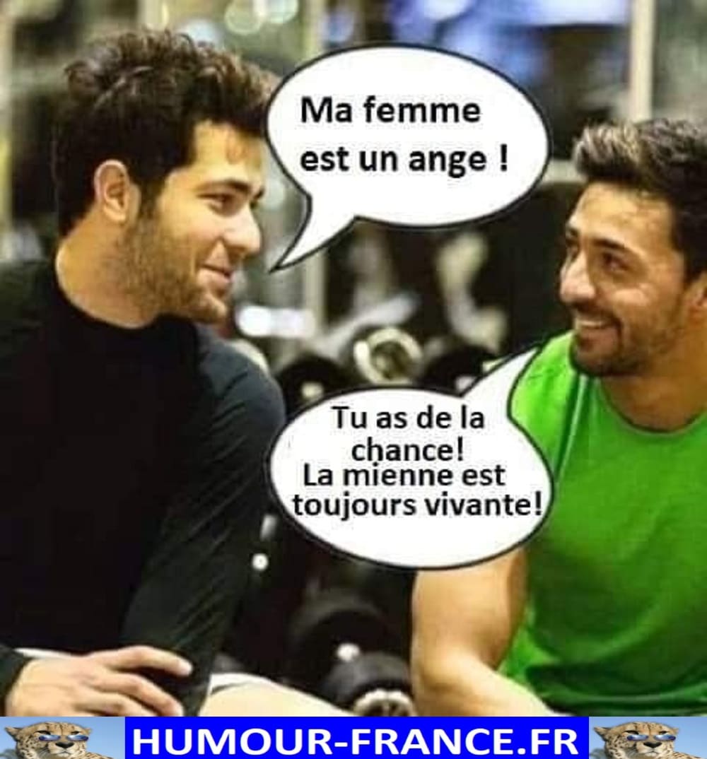 Ma femme est un ange ! - Humour-France.fr