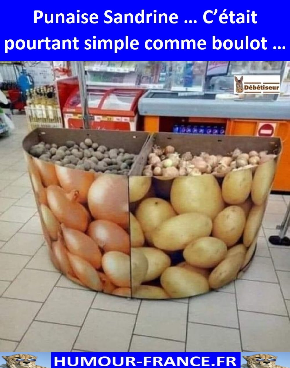 Punaise Sandrine … C’était pourtant simple comme boulot