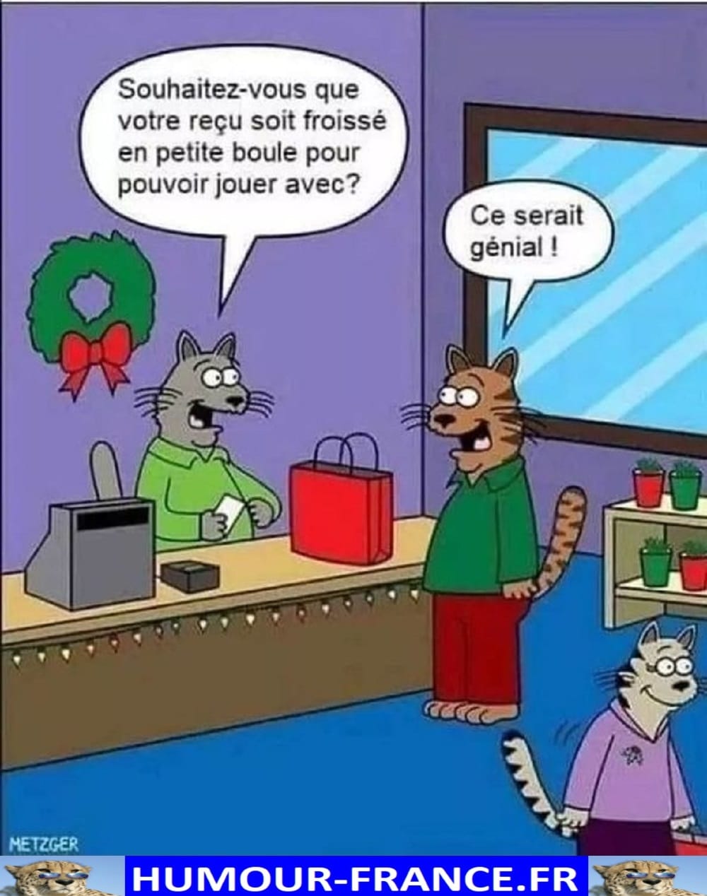 Souhaitez-vous que votre reçu soit froissé en petite boule pour