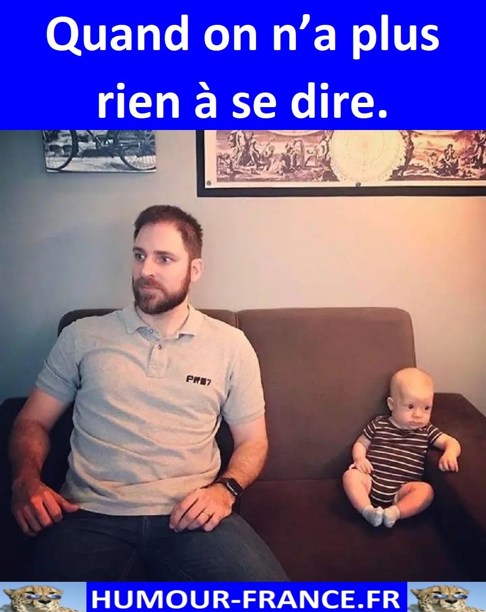 Quand on n’a plus rien à se dire. - Humour-France.fr