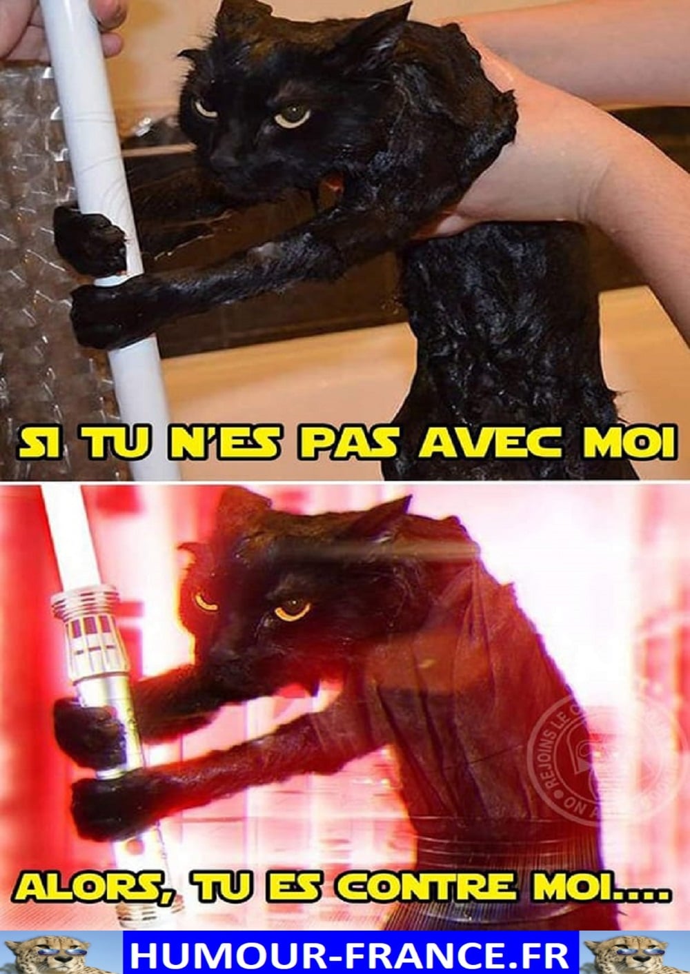 Si tu n’es pas avec moi. Alors, tu es contre moi