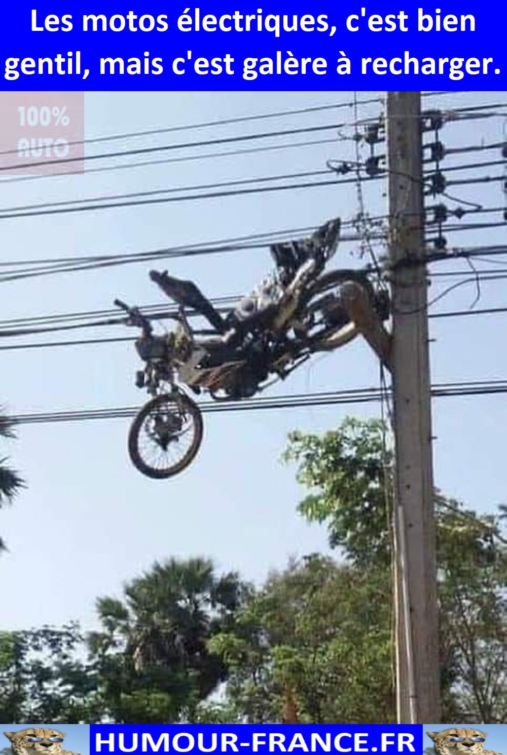 Les motos électriques, c'est bien gentil, mais c'est galère à