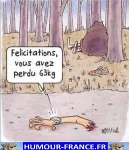 Félicitation vous avez perdu 63kg. - Humour-France.fr