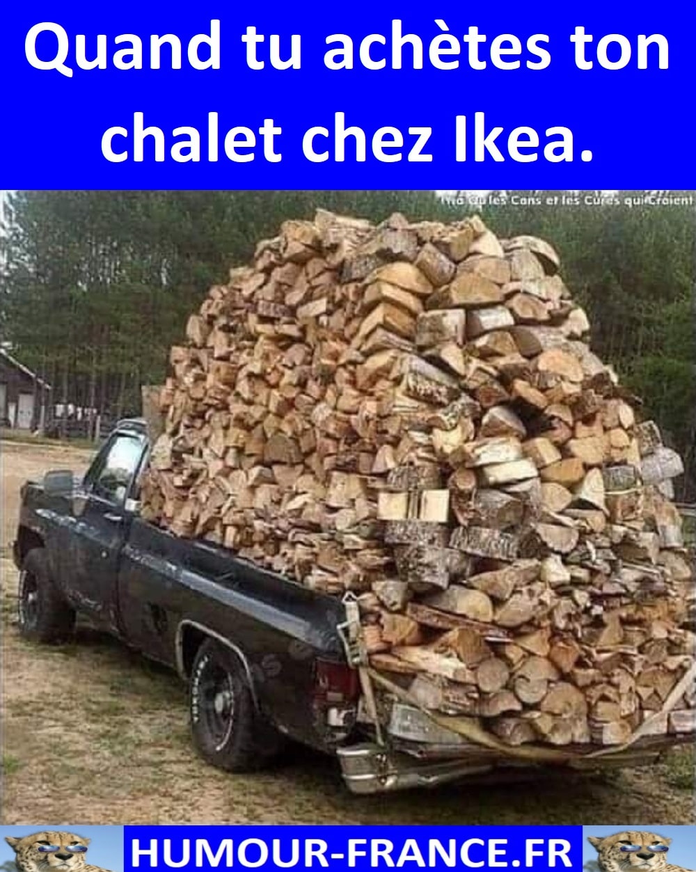 Quand tu achètes ton chalet chez Ikea. - Humour-France.fr