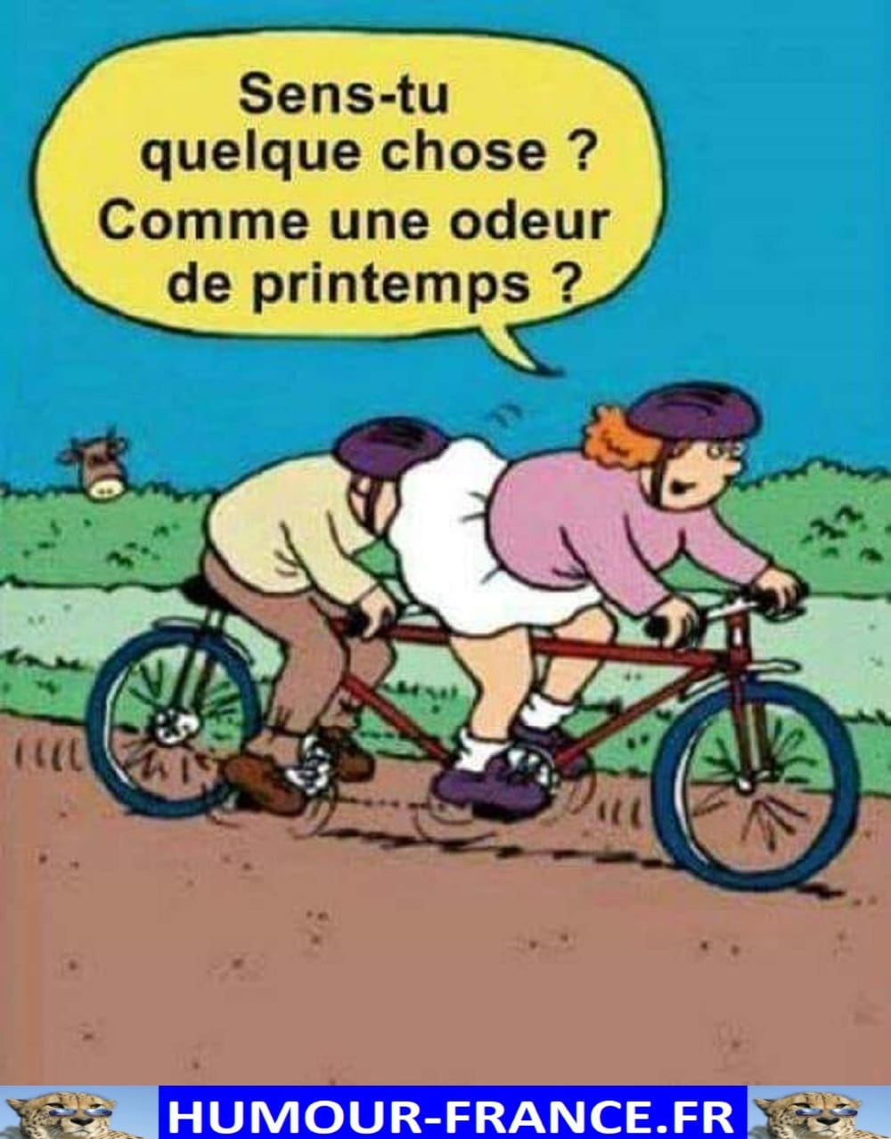 Sens-tu quelque chose ? Comme une odeur de printemps ? - Humour-France.fr
