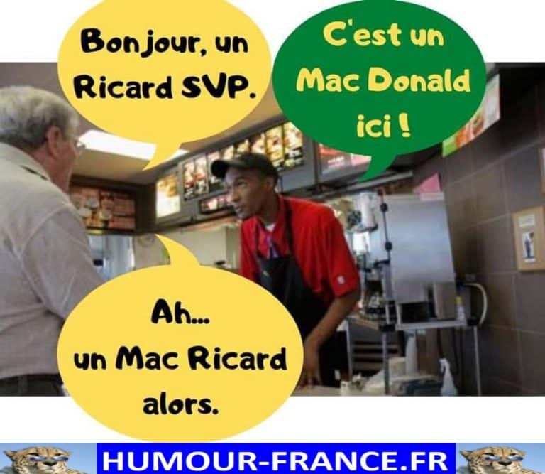 Bonjour, un Ricard SVP. - Humour-France.fr
