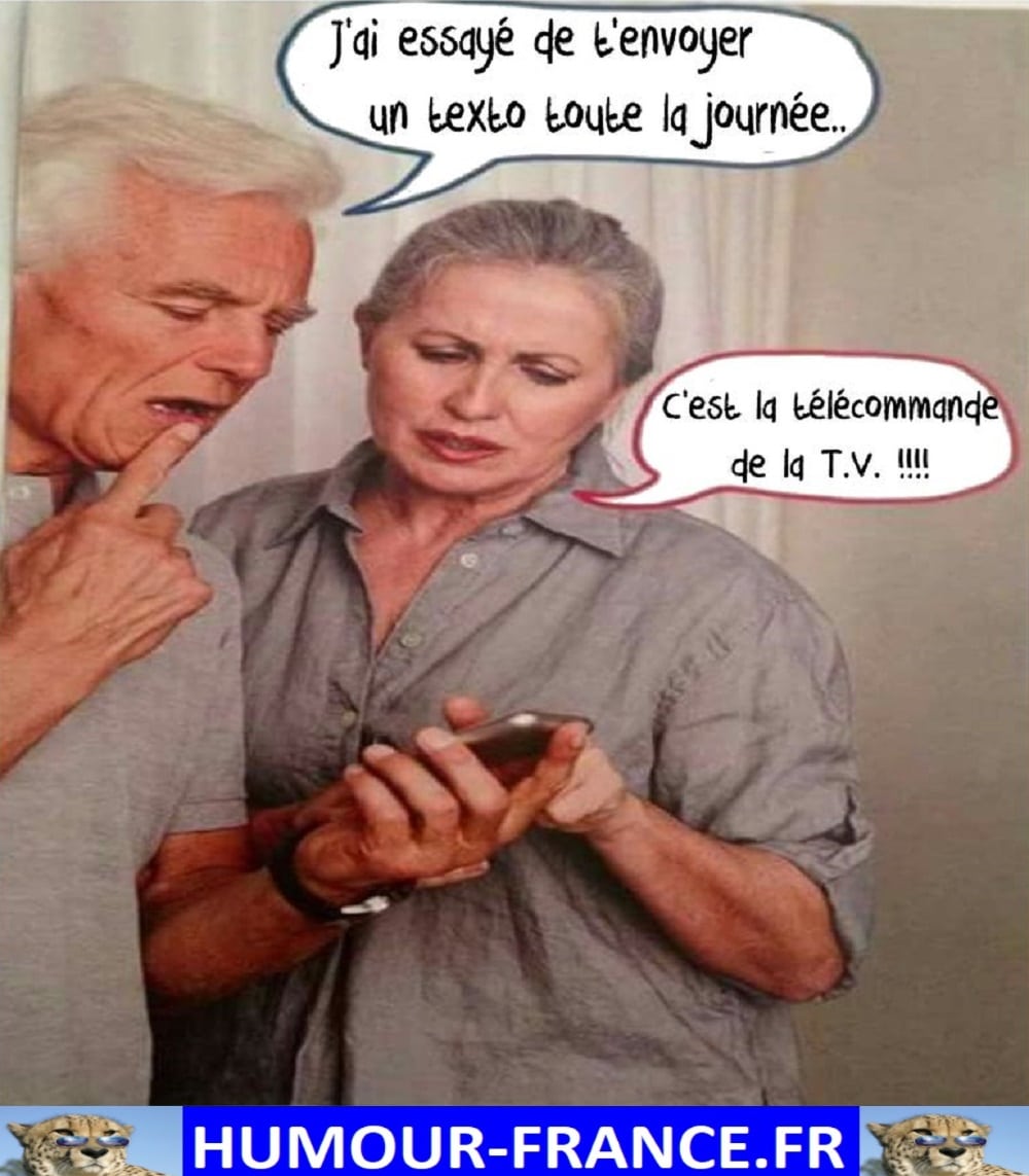J’ai essayé de t’envoyer un texto toute la journée … - Humour-France.fr