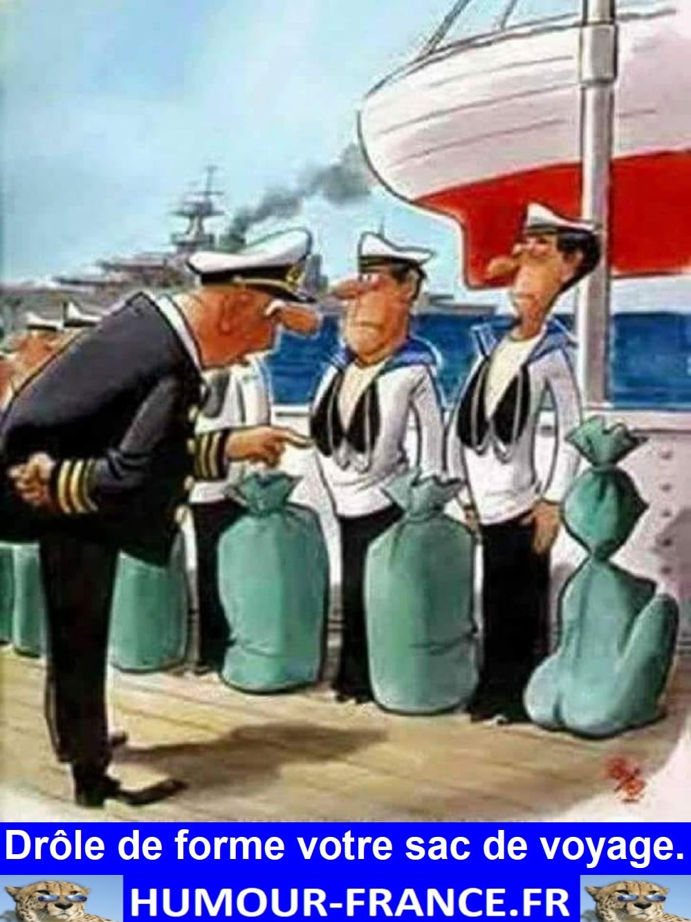 Drôle de forme votre sac de voyage. - Humour-France.fr