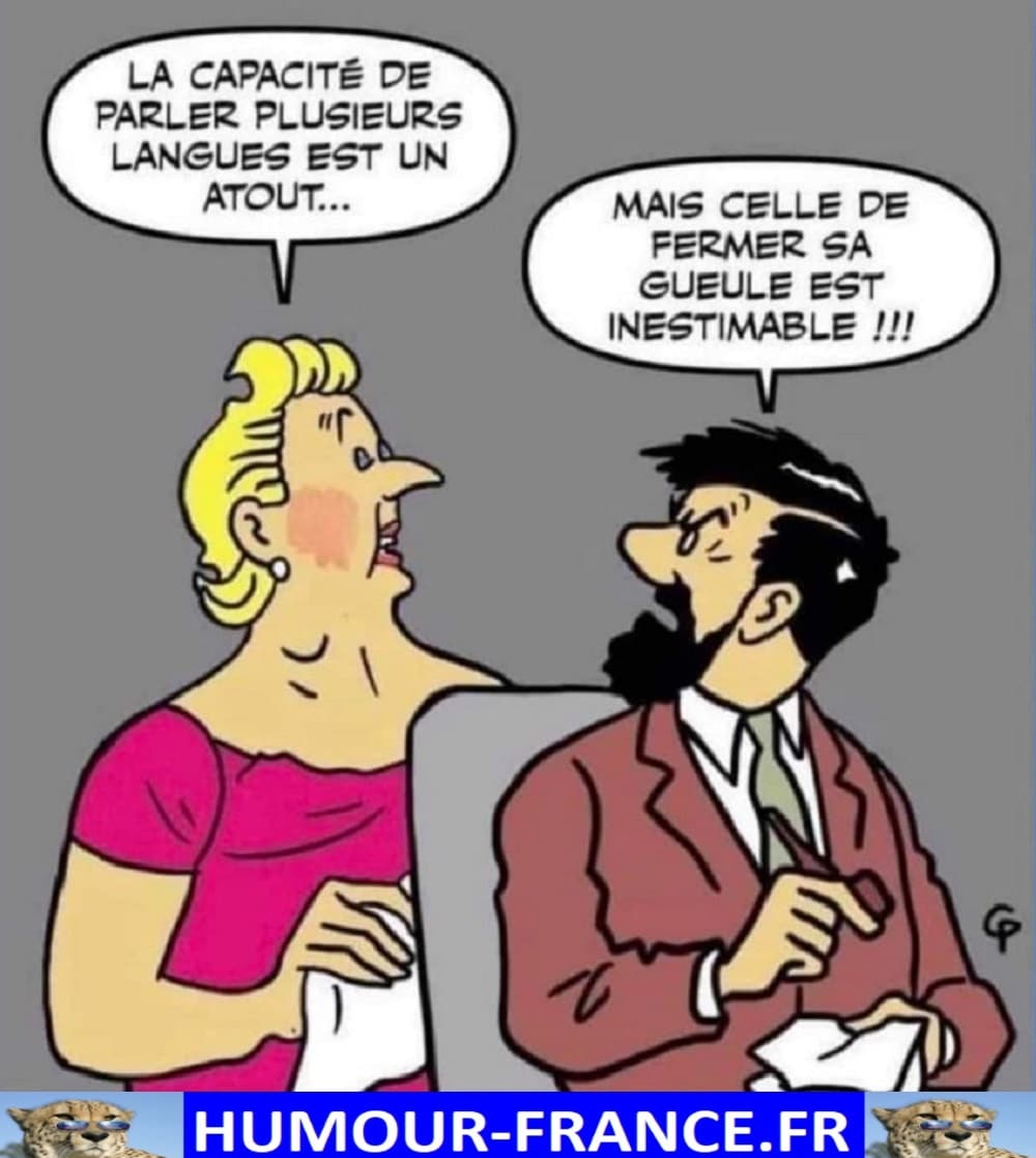 La capacité de parler plusieurs langues est un atout … - Humour-France.fr