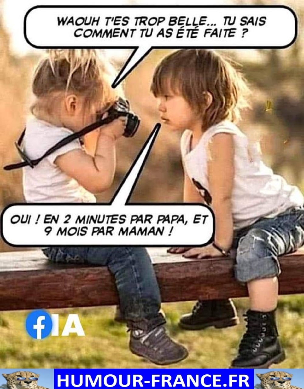 Waouh tu es trop belle … Tu sais comment tu as été faite - Humour-France.fr
